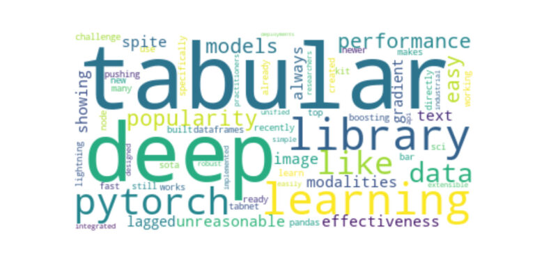 PyTorch で表データの分析を容易にするフレームワーク ” PyTorch Tabular ” の提案！！ | AIリサーチコレクション